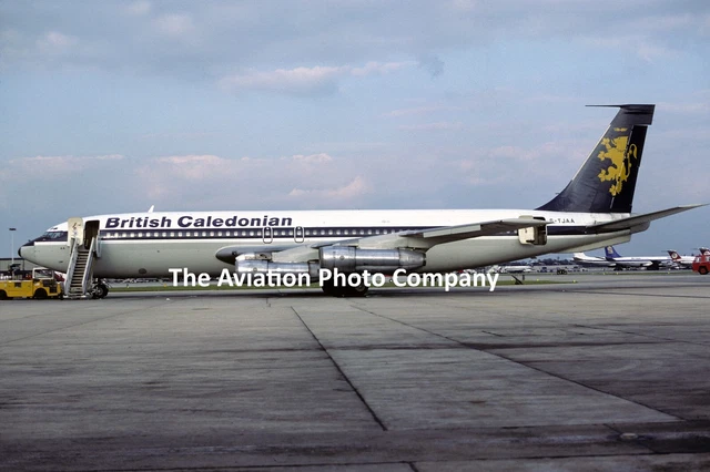 BRITISH CALEDONIAN AIRWAYS Boeing 707-100B G-TJAA (1979) Photograph £1. ...
