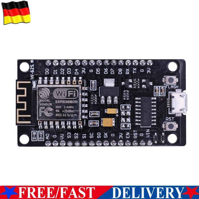 ESP8266 WIFI-MODUL CH340 Entwicklungsboard programmierbar (ESP8266 ...