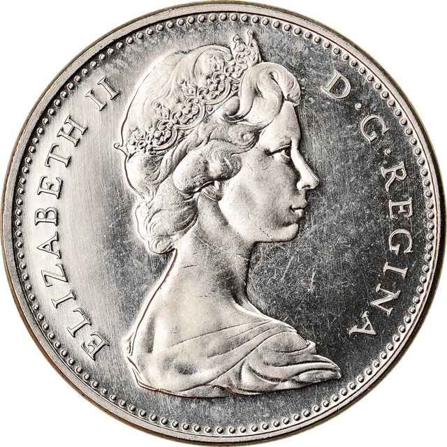 [#882798] MONNAIE, CANADA, Elizabeth II, 5 Cents, 1968, Ottawa, SPL ...