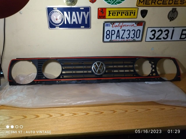 VW VOLKSWAGEN GOLF II Mk2 GTI Radiator Grille with red stripes EUR 216 ...