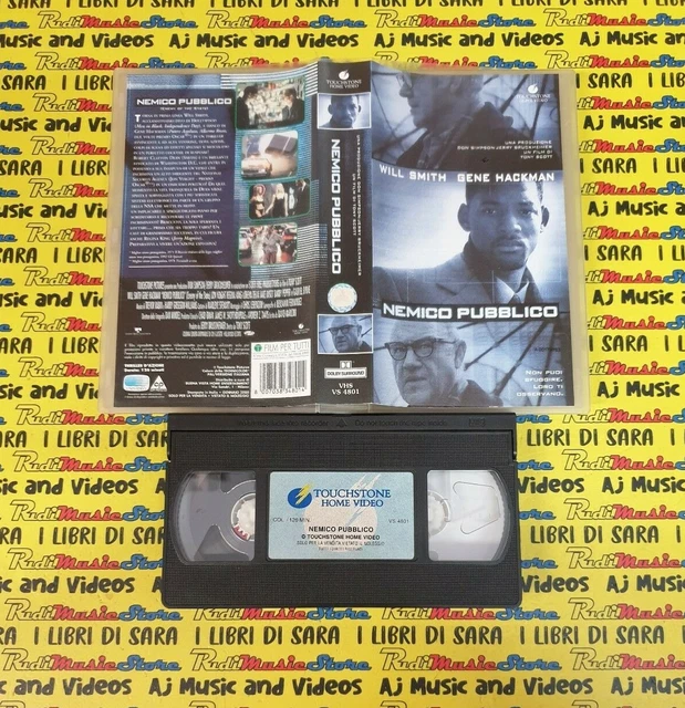 2000 WILL SMITH Gene Hackman Touchstone (F33*) PUBLIC ENEMY VHS Movie ...