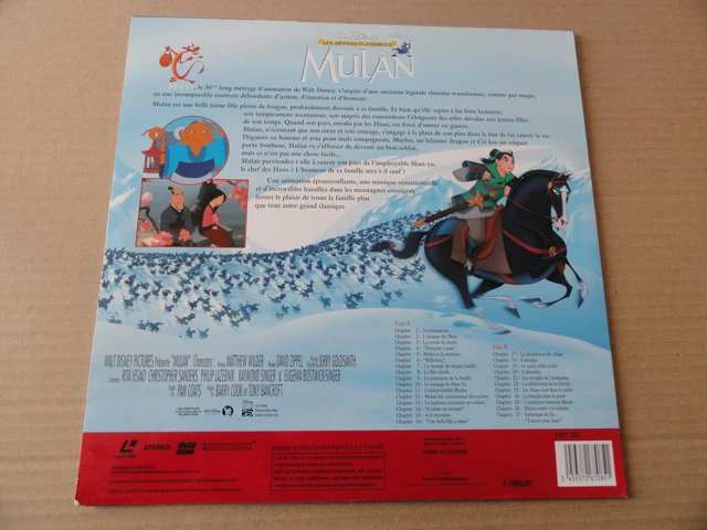 LASERDISC Walt Disney - Mulan EUR 5,00 - PicClick FR