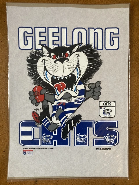 1990S FOOTY GRAPHIX Felt WEG Poster, Geelong Cats "Oz Concepts" $69.00 ...