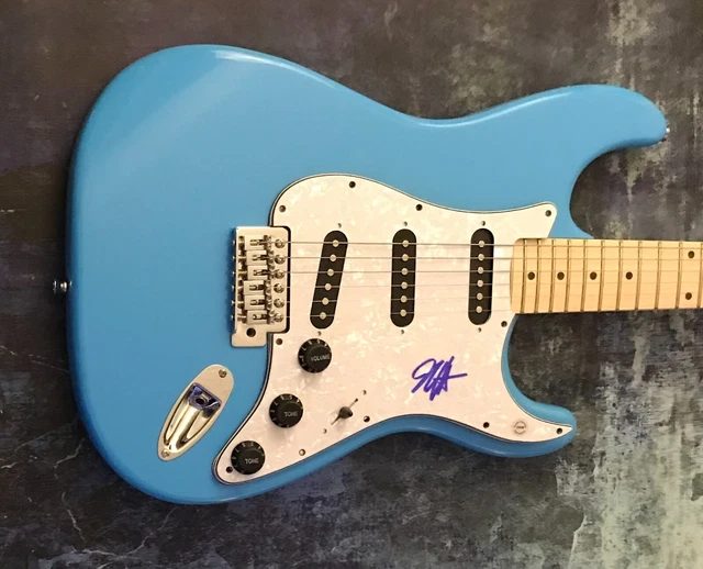 GFA PIERRE TEMPLE Pilots Bande Jeff Gutt Signé Électrique Guitare ...