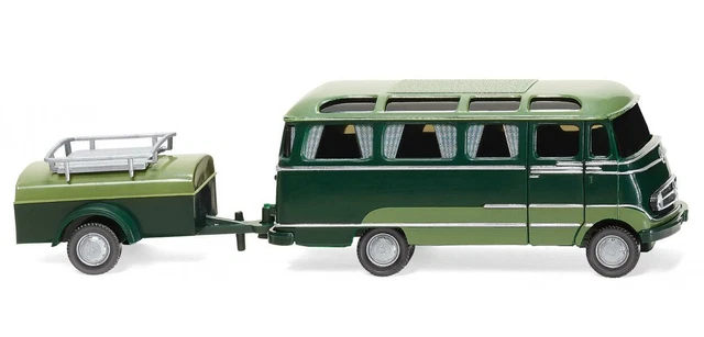 WIKING 026004 BUS Panoramique avec Remorque ( MB O 319 ) 1:87 (H0) EUR ...