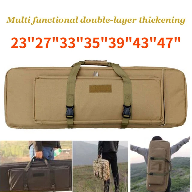 GUN CASE HUNTING Waterproof Double Backpack Tactical Carbine Rifle Bag ...