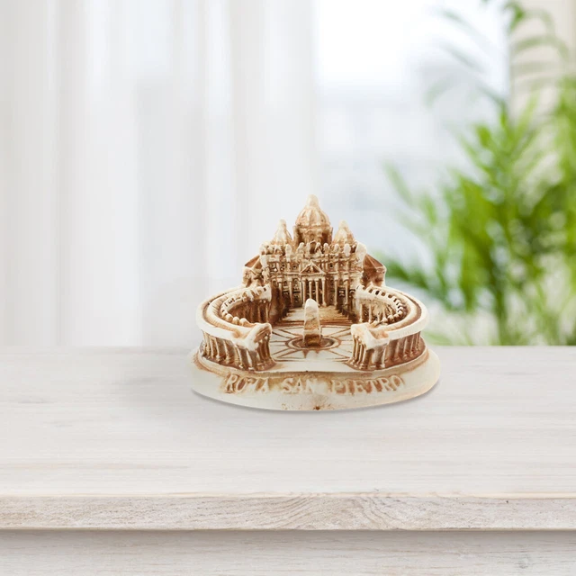 ARCHITECTURAL LANDMARK MINI Basilica Di San Pietro Statue for Office ...