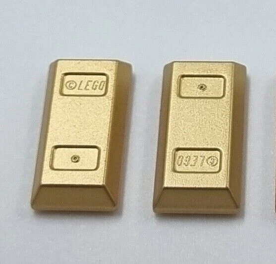 LINGOT LEGO METALLIC Gold Minifig Utensil Ingot ref 99563 set 21323 ...