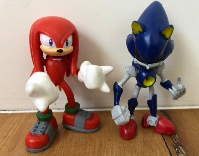KNUCKLES METAL SONIC Sonic The Hedgehog Gacha Buildable Figures 2.5 ...
