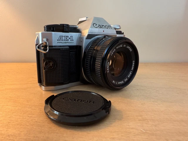 CANON AE1 PROGRAM 35mm Film Camera with Canon FD 50mm lens - Lovely ...