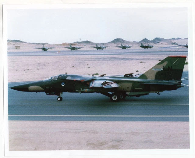 1992 DESERT STORM USAF F-111F of 494th Tactical Fighter Squadron 8x10 ...