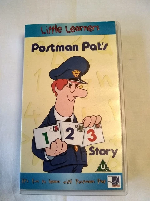 POSTMAN PAT'S LITTLE Learners 123 Story VHS Video - Excellent Condition ...