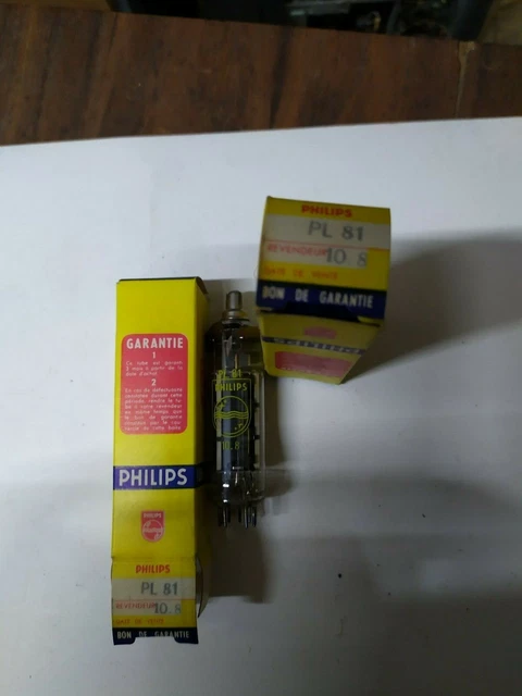 PL81 VACUUM Tube Valve PHILIPS NOS Lot 2 Pcs (DepT12) EUR 11,25 ...