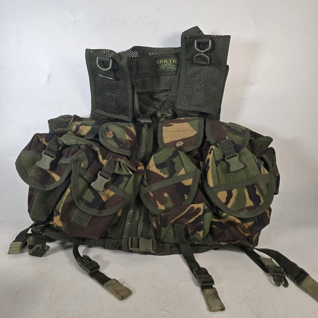 ARKTIS TACTICAL BRITISH Army DPM Woodland Combat Tactical Webbing Vest ...