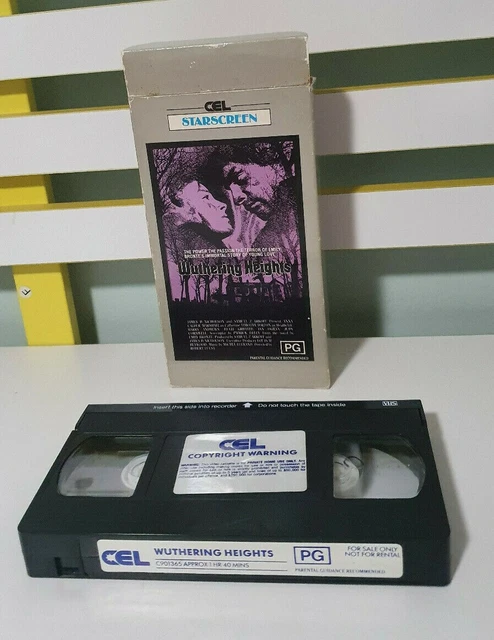 WUTHERING HEIGHTS VHS 1970 Robert Fuest Timothy Dalton CEL StarScreen ...