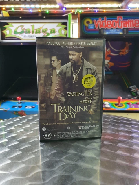 TRAINING DAY - Denzel Washington - VHS Movie - Video Tape - Big Box Ex Rental $8.90 - PicClick AU