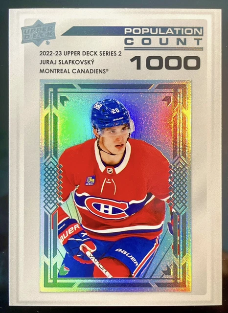 2022-23 UPPER DECK Juraj Slafkovsky Population Count 1000 Rookie RC #PC-53 /1000 EUR 0,67 ...