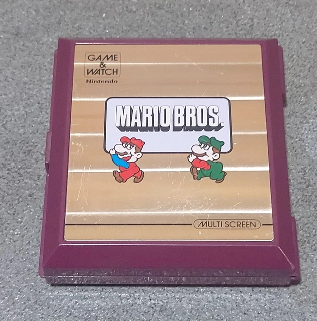 NINTENDO GAME & Watch Super Mario Bros 1983 Multi Screen Model MW-56 ...