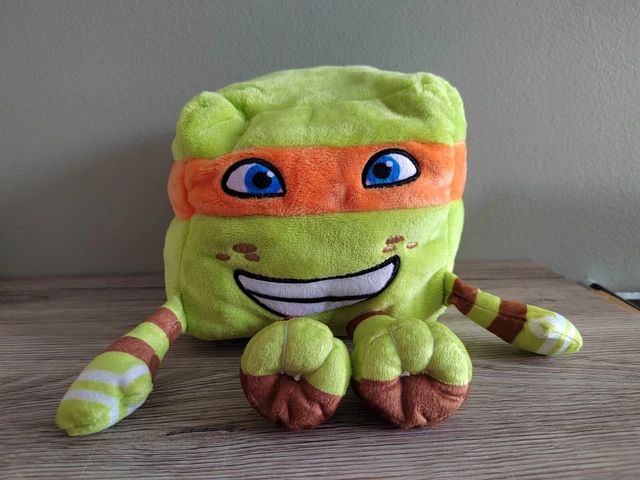 TEENAGE MUTANT NINJA Turtles Cube Plush Nickelodeon Michelangelo Soft Toy 2018 £12.00 - PicClick UK
