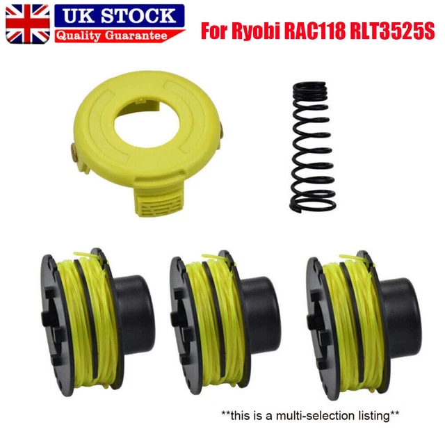 FOR RYOBI RAC118 1.2 mm Spool RLT3525S Trimmer Spool Line And Cover ...