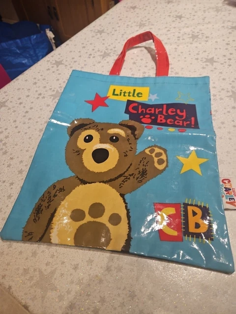 CBEEBIES LITTLE CHARLEY Bear PVC Bag £2.50 - PicClick UK