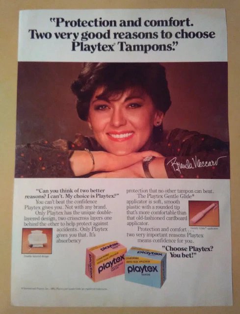 MAGAZINE PINUP~ BRENDA VACCARO Ad ~1980s ~~Back- Magazine Cover - Scott ...