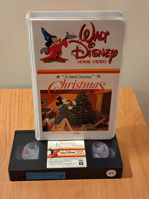 A WALT DISNEY Christmas (1981) VHS Clamshell Walt Disney Home Video ...