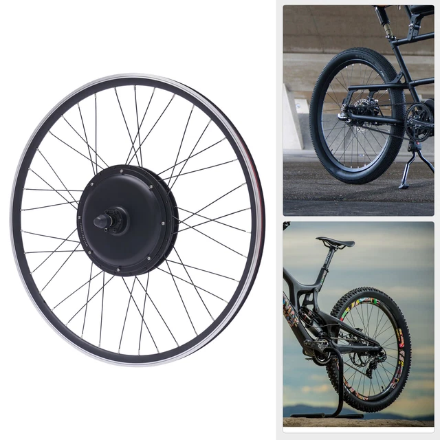 700C 48V 1000W Electric Bicycle Conversion Kit E-Bike Hub Motor Rear ...
