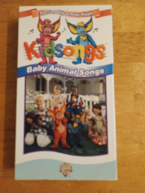 VHS TAPE - KidSongs - Baby Animal Songs - BILLY & RUBY BIGGLE Video ...