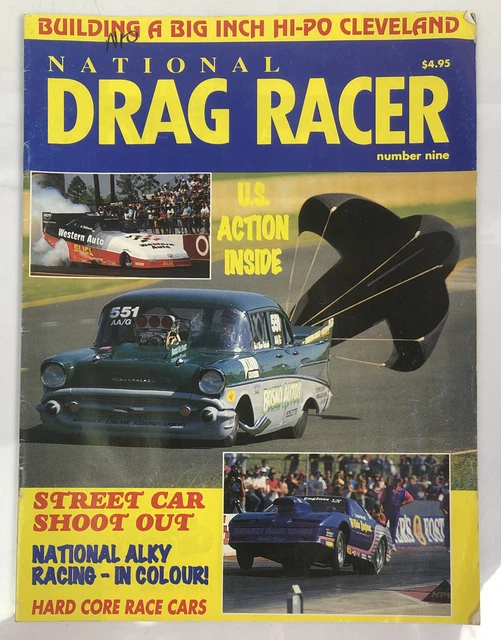 NATIONAL DRAG RACER No.9 Vintage Magazine In Good Condition $13.59 ...