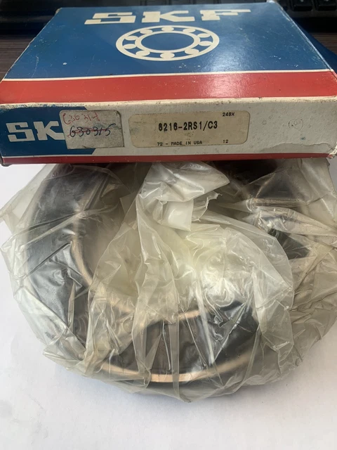 SKF 6216-2RS1 C3 2RS Rubber Seal Ball Bearing 140x80x26mm 6216 2RS1 C3 ...