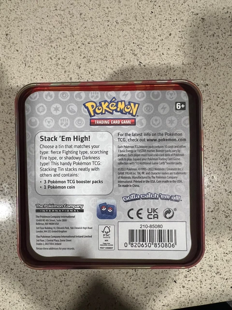 POKÉMON TCG: FIRE Charizard Stacking Collectors Tin *EMPTY* $15.00 ...