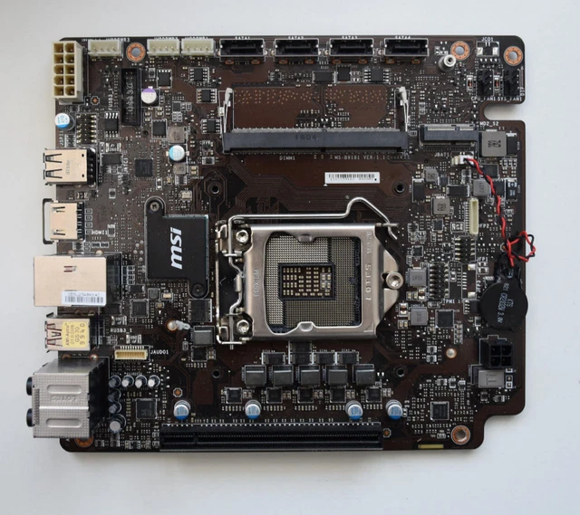 MSI AEGIS 3 MS-B9181 Ver: 1.1 LGA 1151 V2 DDR4 m-ITX Motherboard Bitte ...