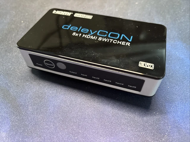 DELEYCON 5X1 HDMI Switcher 3D mit Fernbedienung - Gebraucht, sehr guter ...