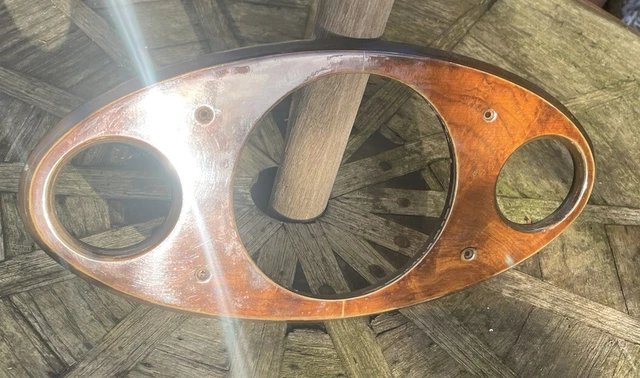 AUSTIN MINI MK1 Wolseley Hornet walnut binnacle oval very Nice £99.99 ...