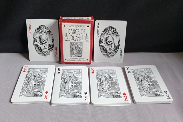 DANCE OF DEATH Limited Edition Playing Cards (BNWT) £42.28 - PicClick UK