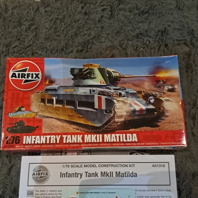 AIRFIX A01318 1/72 Infantry Tank Mk.II Matilda Model Kit £9.71 ...