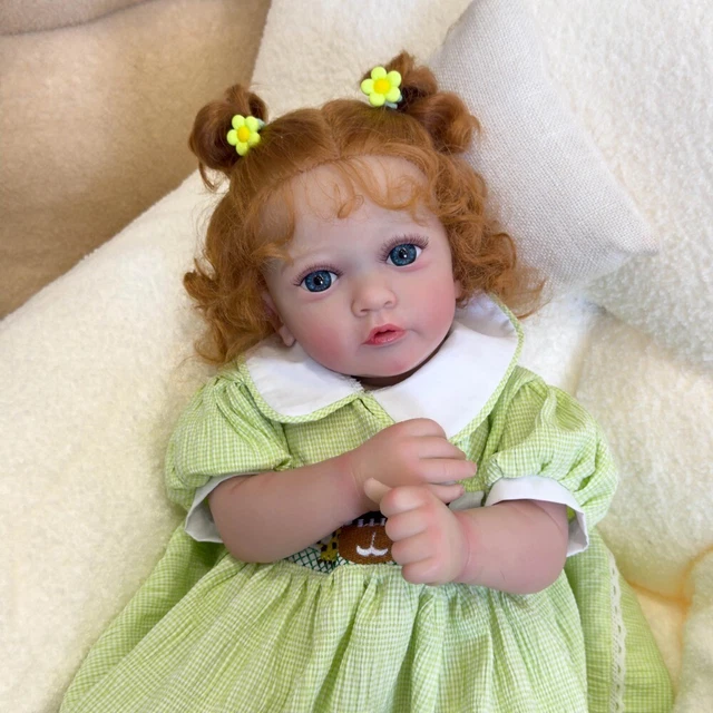 24in Real Looking Reborn Doll Soft Touch Body Visible 3d Skin Newborn
