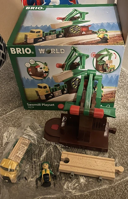 BRIO - 33774 Sawmill Playset, £21.00 - PicClick UK