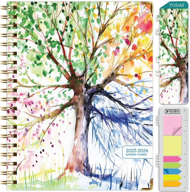 HARDCOVER ACADEMIC YEAR 2023-2024 Planner: (June 2023 through July 2024 ...