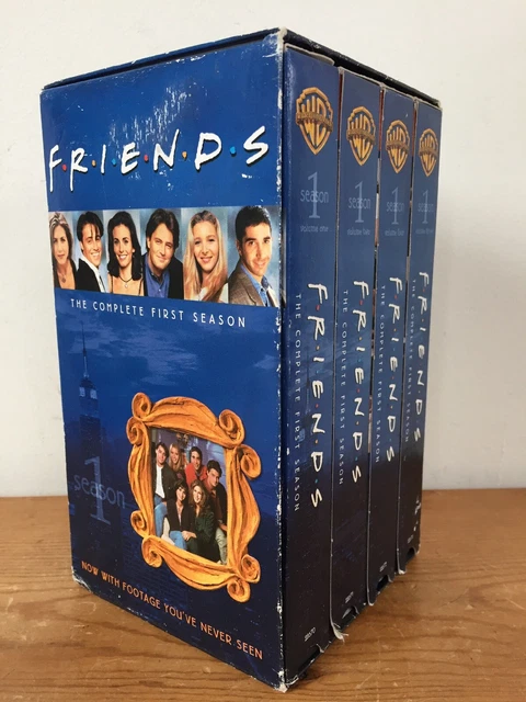 VTG 1996 FRIENDS TV Show Complete Season 1 VHS Video Tape Box Set Bonus ...