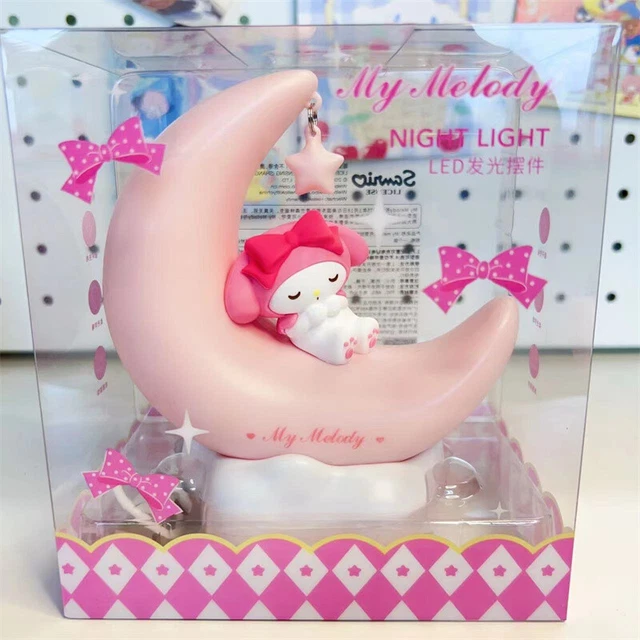 SANRIO MY MELODY Kuromi Night Light Cute Moon Light Home Decor Kids ...