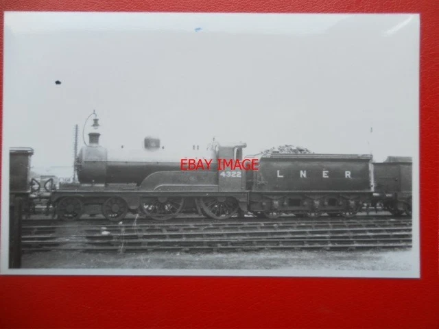 PHOTO LNER Ex Gnr Ivatt Class D2 4-4-0 Loco No 4322 £3.00 - PicClick UK
