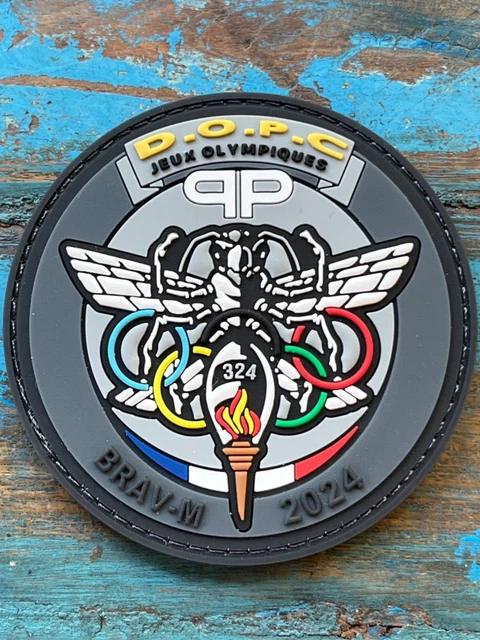 ECUSSON POLICE BRAV M JO 2024 (Patch collection, obsolète) Paris Jeux ...