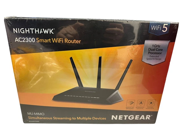 NETGEAR NIGHTHAWK AC2300 Smart Wifi Router Model R7000P WiFi 5 NEW ...