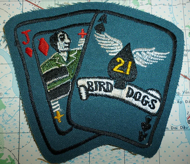 BIRD DOGS - Patch - BLACK ACES - US Army 21st AVIATION - Vietnam War ...