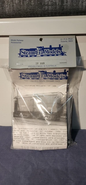 SEM STEAM ERA Models HO scale VICTORIAN RAILWAYS TP VAN KIT - New in ...