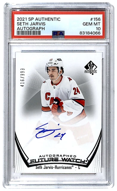 SETH JARVIS 2021-22 SP Authentic Future Watch Auto PSA 10 /999 (ARI ...