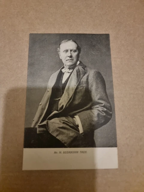 POSTCARD. ACTOR ACTRESS. Herbert Beerbohm Tree. Vintage. c1905 EUR 6,00 ...