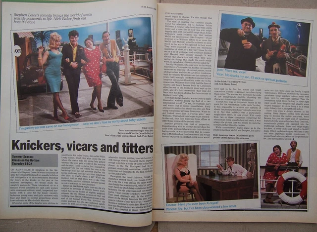 RADIO TIMES/1985/STEVE CRAM/DERYCK Guyler/Russell Harty/Brian Matthew ...